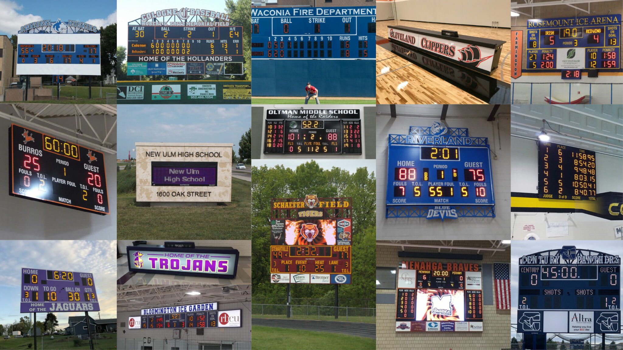 AIM Electronics – Electronic Scoreboards and Digital Displays
